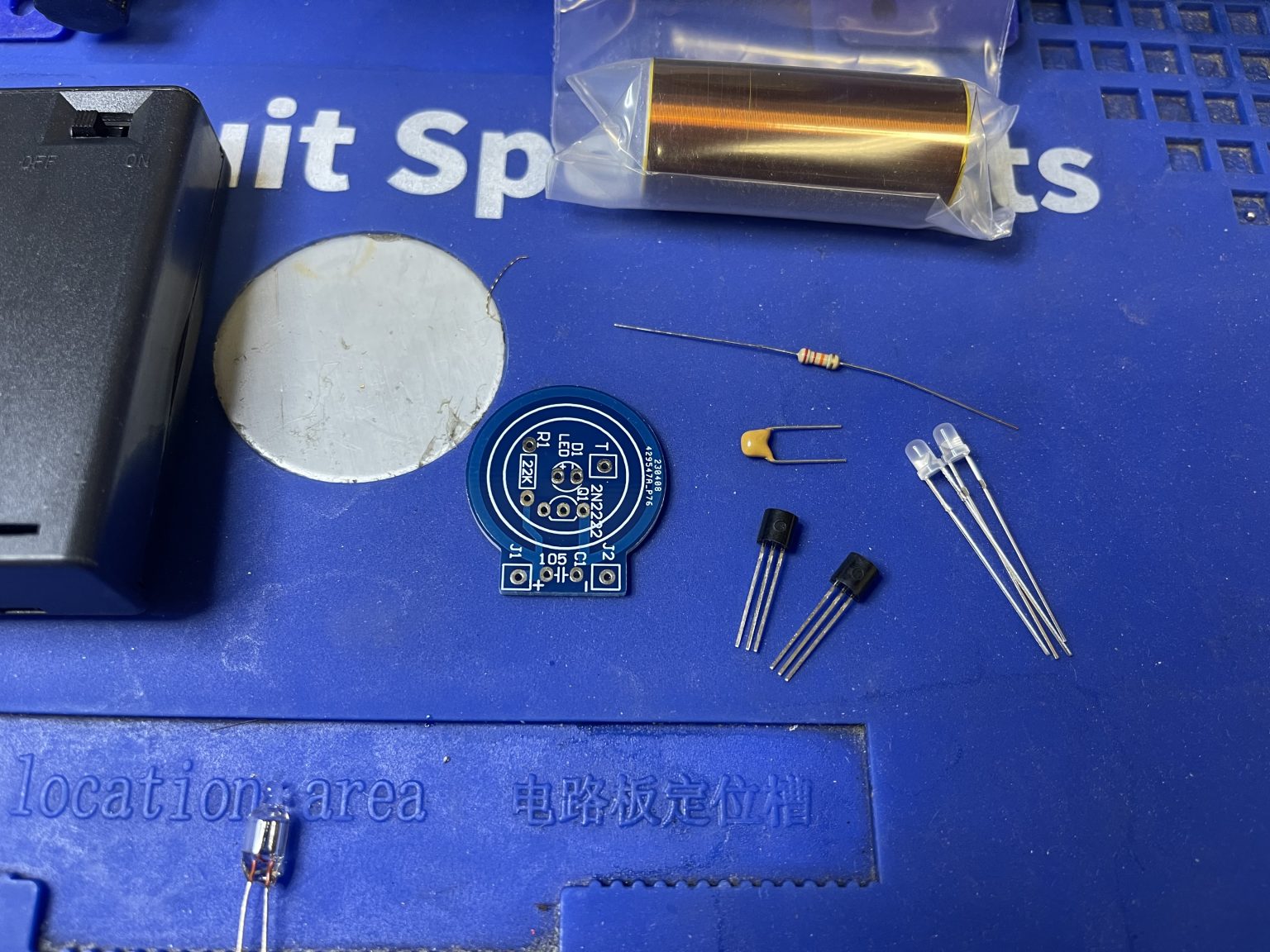 Build Your Own Battery Powered Tesla Coil Kit Soldering Project ...