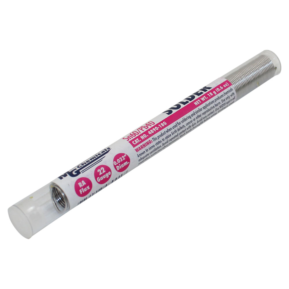 .032" Sn60 / Pb40 Leaded Solder 18g Tube