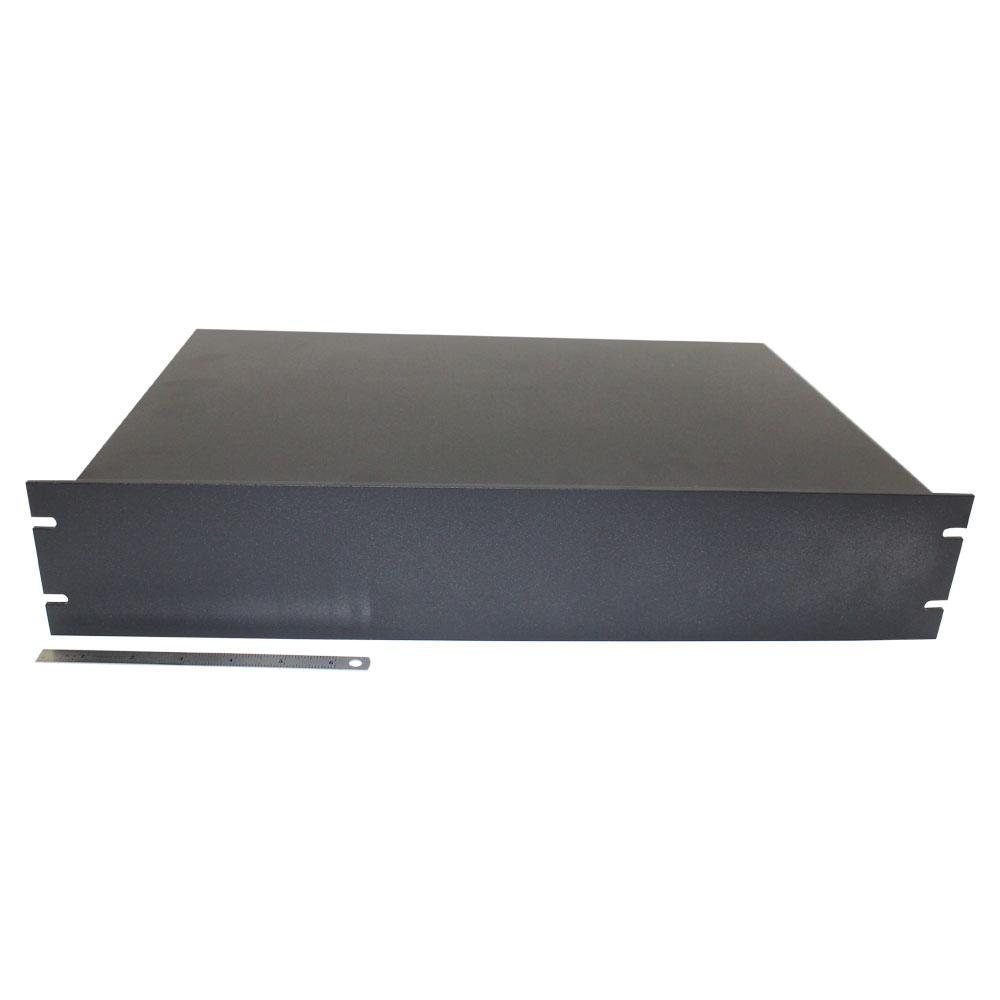 19" Rack Mount Steel Chassis, 2U Height and 300mm Deep