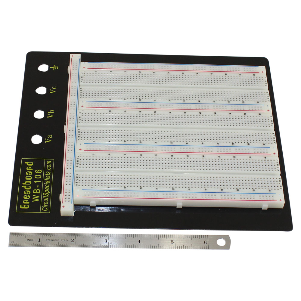 Large Solderless Breadboard Kit with Wires - 2000+ tie-points | WB-106 ...