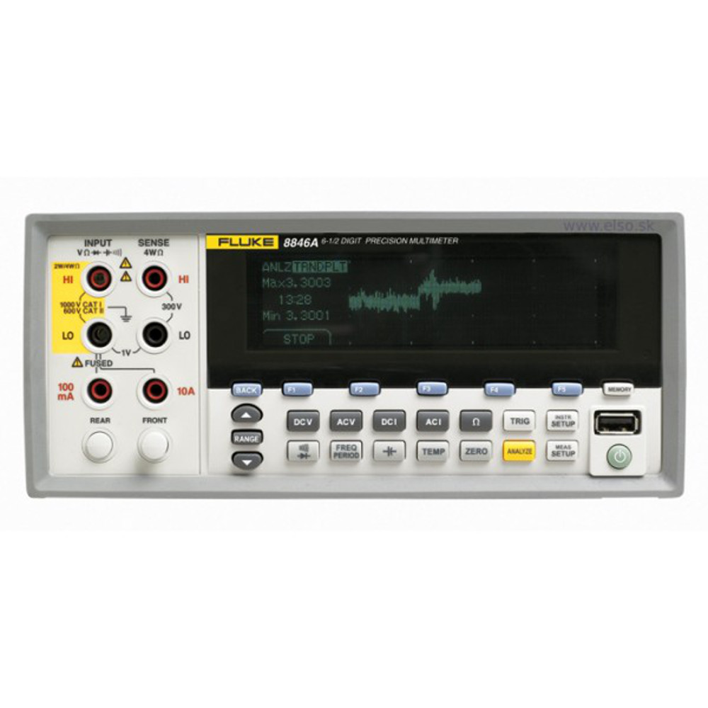 New 6.5-Digit Precision Bench Digital Multimeter - FLUKE 8846A ...