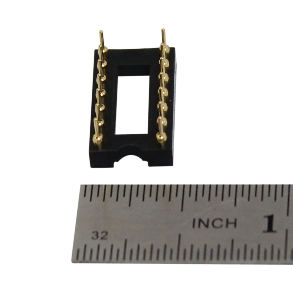Machine Tooled Low Profile IC Socket | 14 Pin | I314BOZ