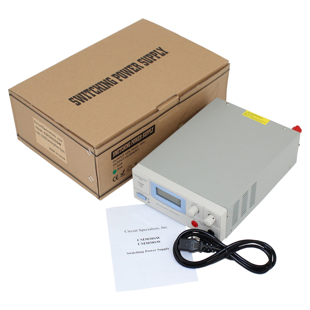 30 Volt Switch Mode DC Power Supply with 30.0 Amps