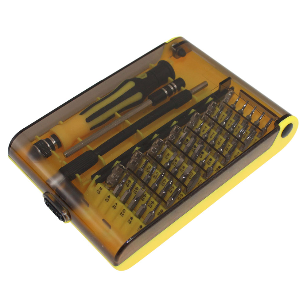 45 Piece Screwdriver Set in Plastic Organizer