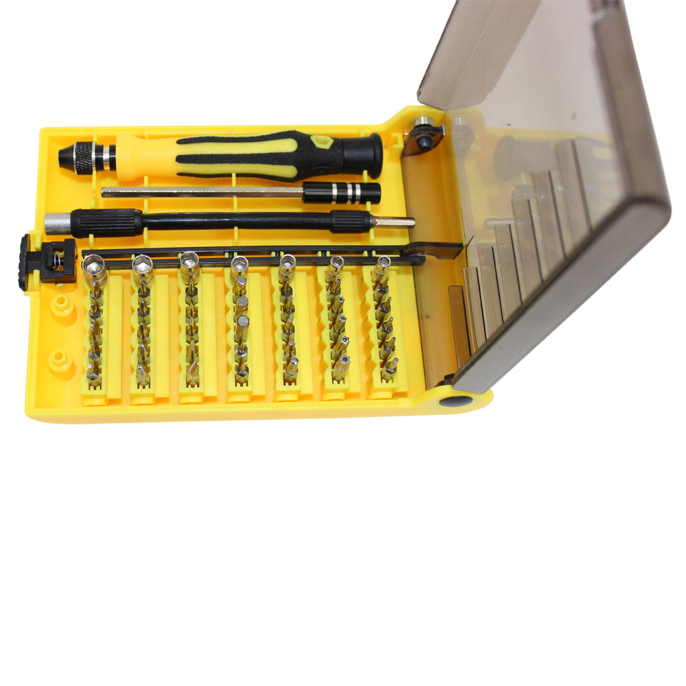 45 Piece Screwdriver Set in Plastic Organizer