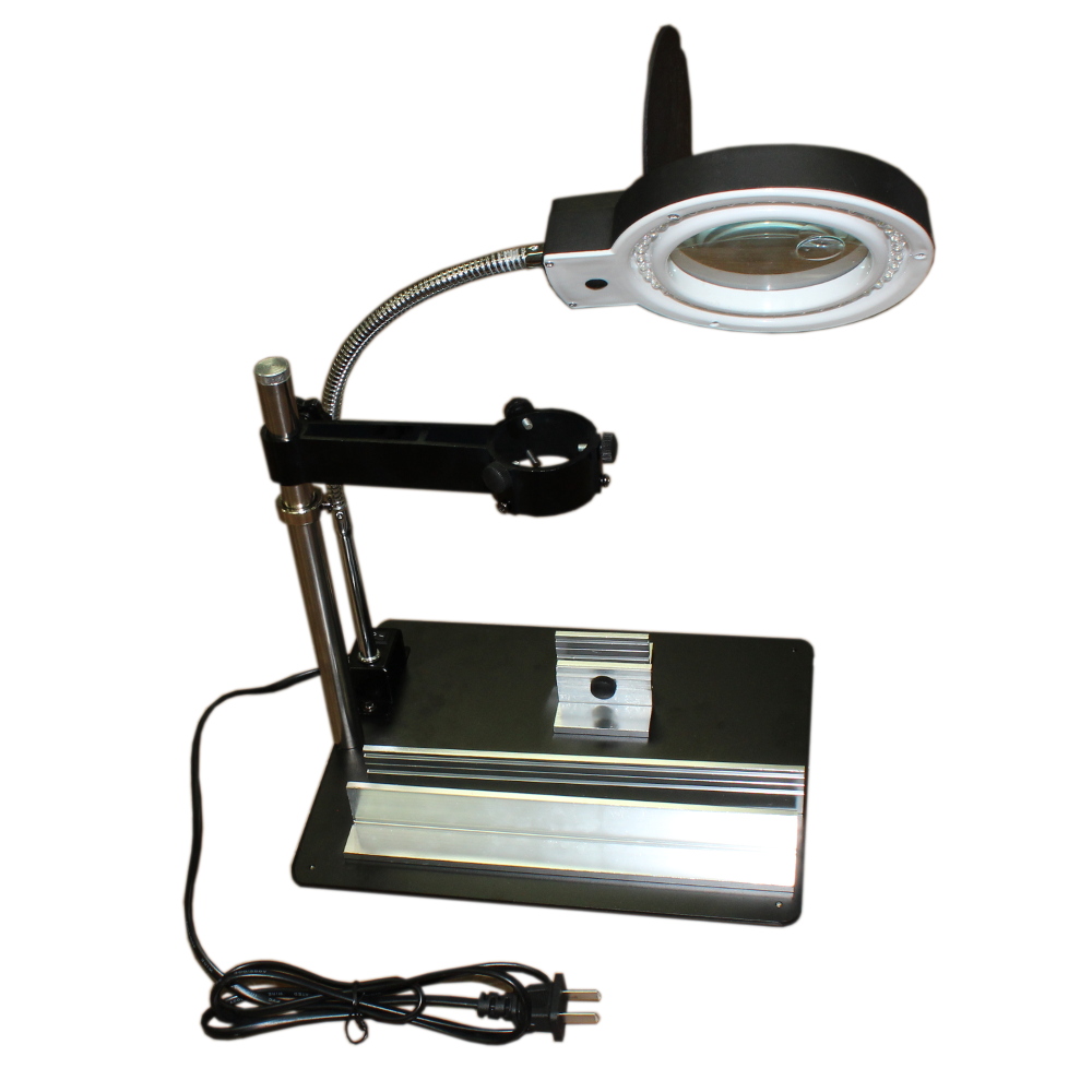 Multifunction Repair Platform with LED Lighting and Magnifier
