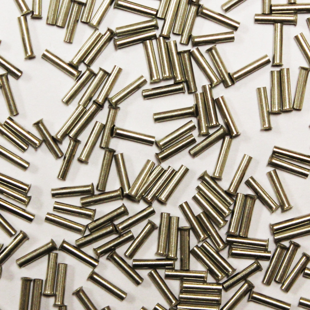 Wire Ferrule, uninsulated, AWG 24, 5mm Long, 1000 per bag