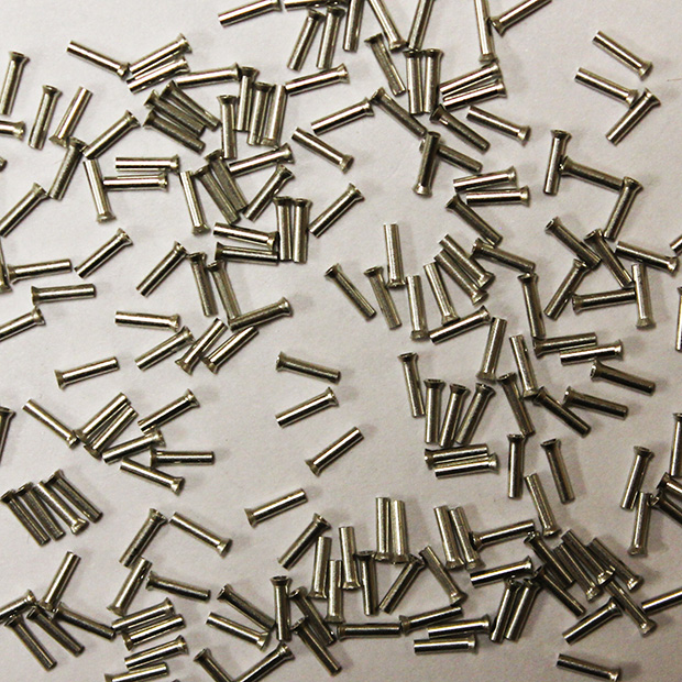 Wire Ferrule, Uninsulated, AWG 18, 8mm Long, 1000 per Bag