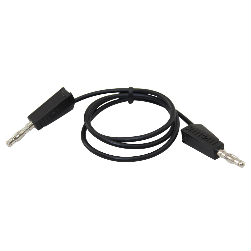 50cm Black Banana To Banana Test Lead