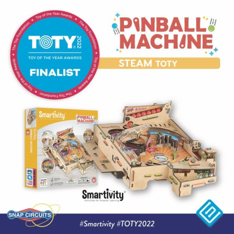 Smartivity DIY Pinball Machine Kit | Circuit Specialists