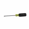 Slotted Screwdriver, 3/16"x4", Rubber Grip