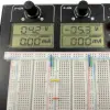 Powered 15V Solderless Breadboard Kit, With LCD Displays